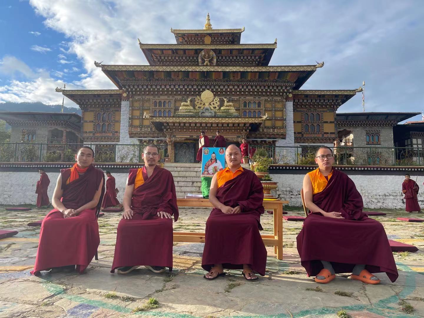 Taking a monthly test at shedra – Choethun